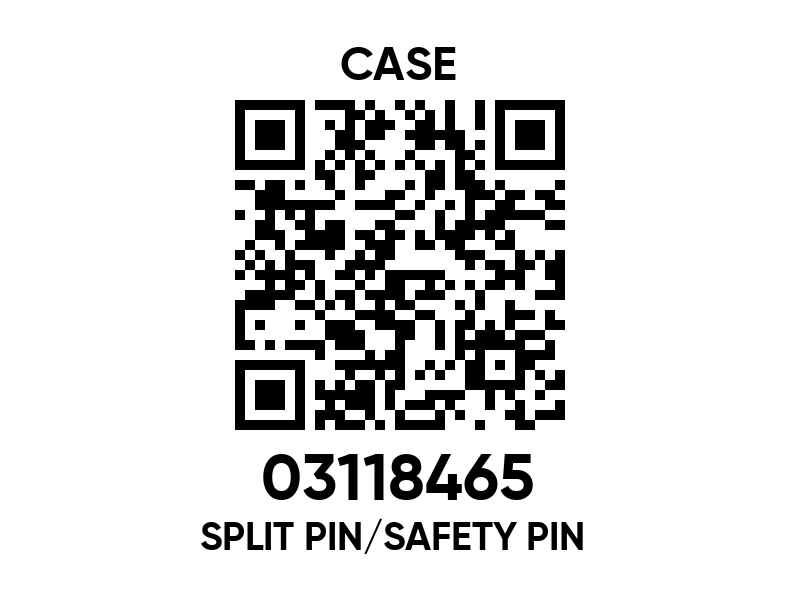 03118465 SPLIT PIN/SAFETY PIN - Case spare part | 777parts.com