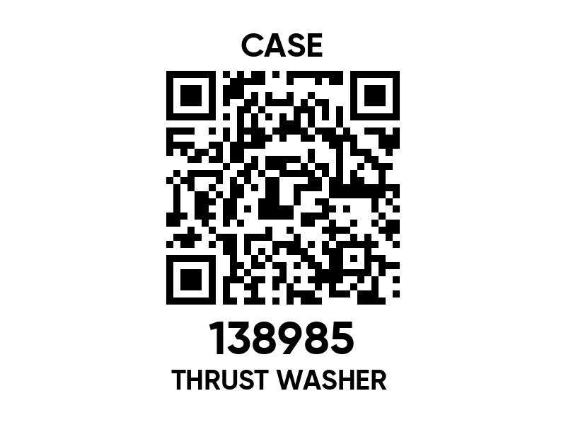 138985 THRUST WASHER - Case spare part | 777parts.com