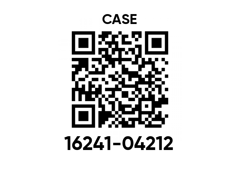 16241-04212 - 1624104212 - Case spare part | 777parts.com