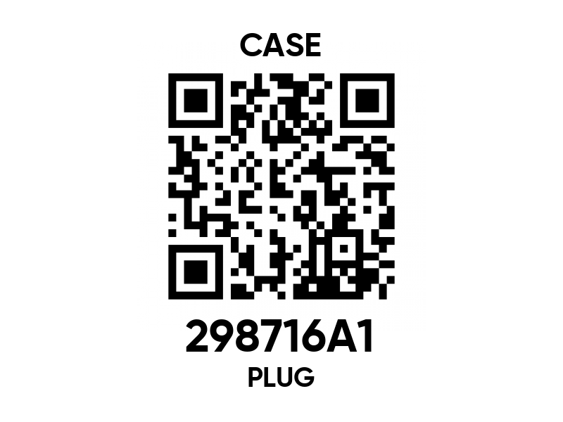 298716A1 PLUG - Case spare part | 777parts.com