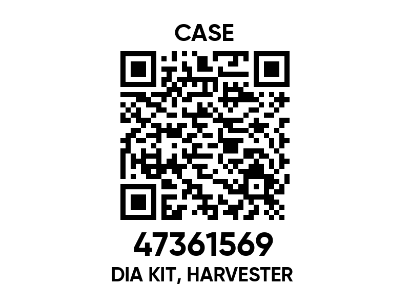 47361569 DIA KIT, HARVESTER - Case spare part | 777parts.com