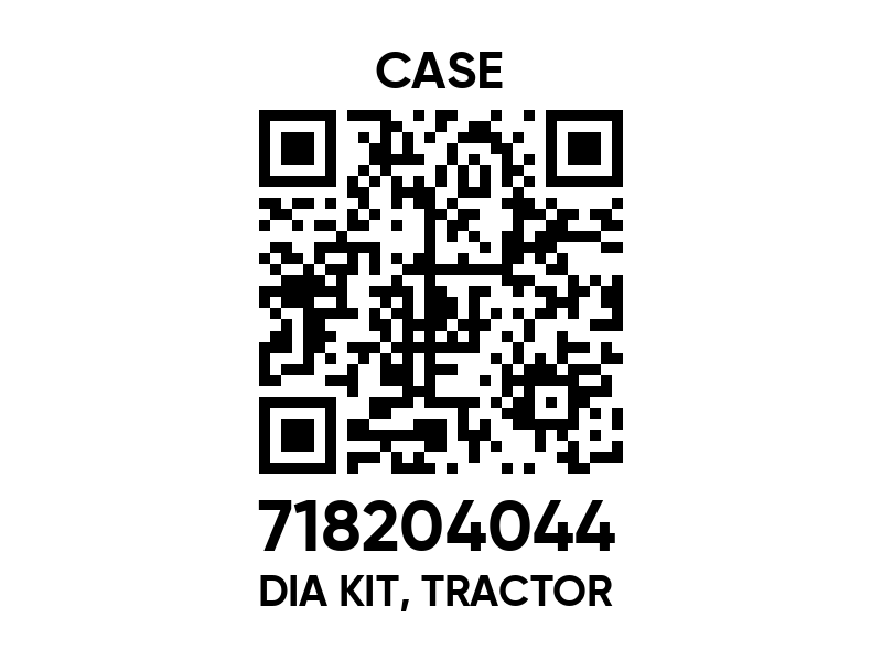 718204044 DIA KIT, TRACTOR - Case spare part | 777parts.com
