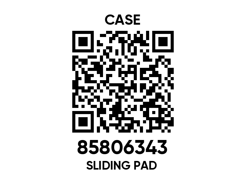 85806343 SLIDING PAD - Case spare part | 777parts.com