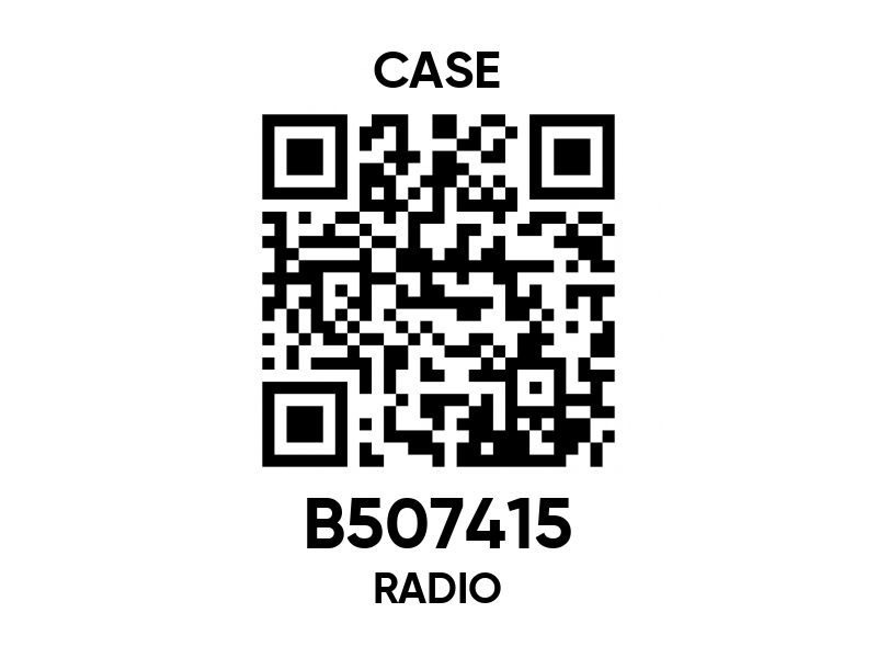 B507415 RADIO - Case spare part | 777parts.com