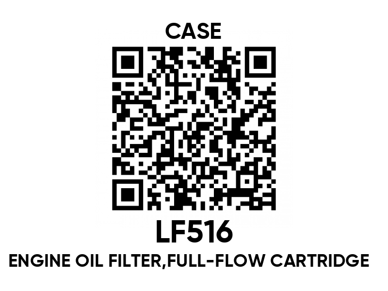 LF516 ENGINE OIL FILTER,FULL-FLOW CARTRIDGE - Case spare part ...