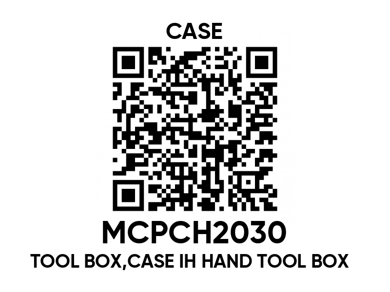 MCPCH2030 TOOL BOX,Case IH Hand Tool Box - Case spare part | 777parts.com