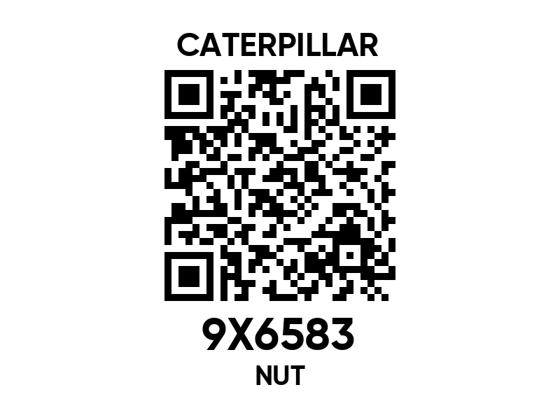 9X6583 NUT - Caterpillar spare part | 777parts.com
