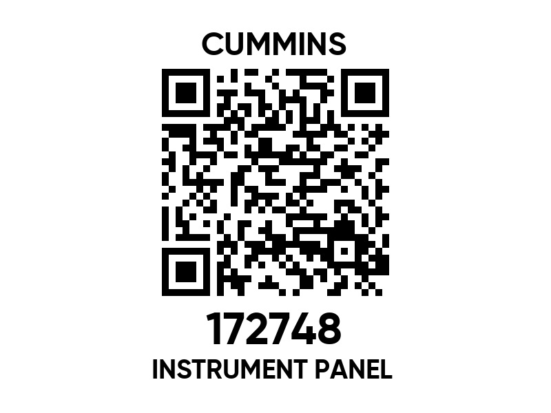 172748 Instrument panel - Cummins spare part | 777parts.com