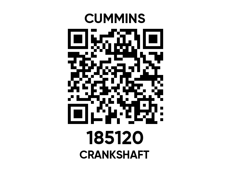 185120 Crankshaft - Cummins spare part | 777parts.com