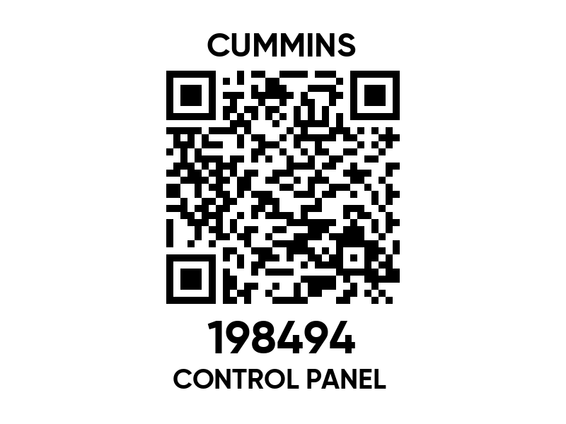 198494 Control panel - Cummins spare part | 777parts.com