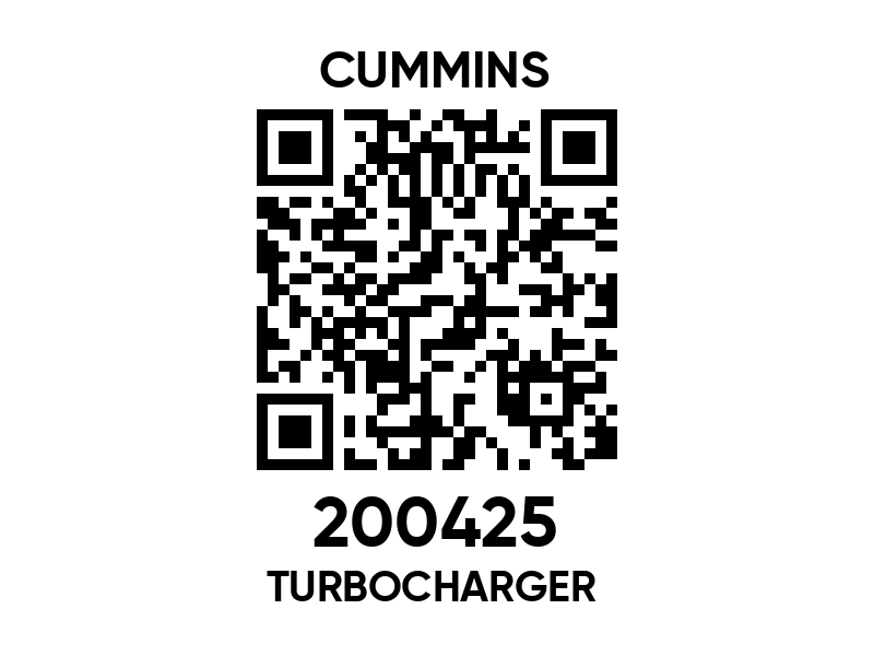 200425 Turbocharger - Cummins spare part | 777parts.com