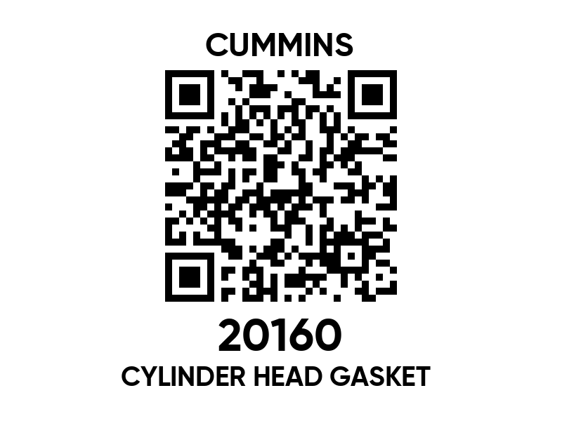 20160 Cylinder head gasket - Cummins spare part | 777parts.com