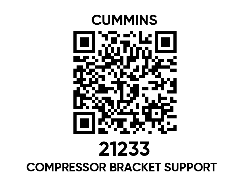 21233 Compressor bracket support - Cummins spare part | 777parts.com