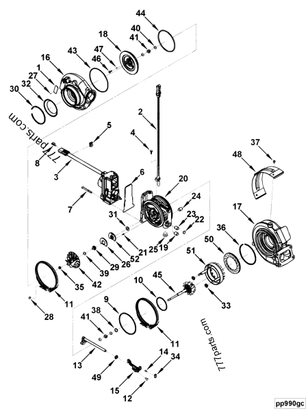 4352382 Turbocharger kit - Cummins spare part | 777parts.com