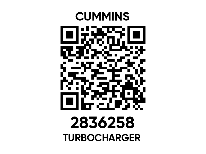 2836258 Turbocharger - Cummins spare part | 777parts.com