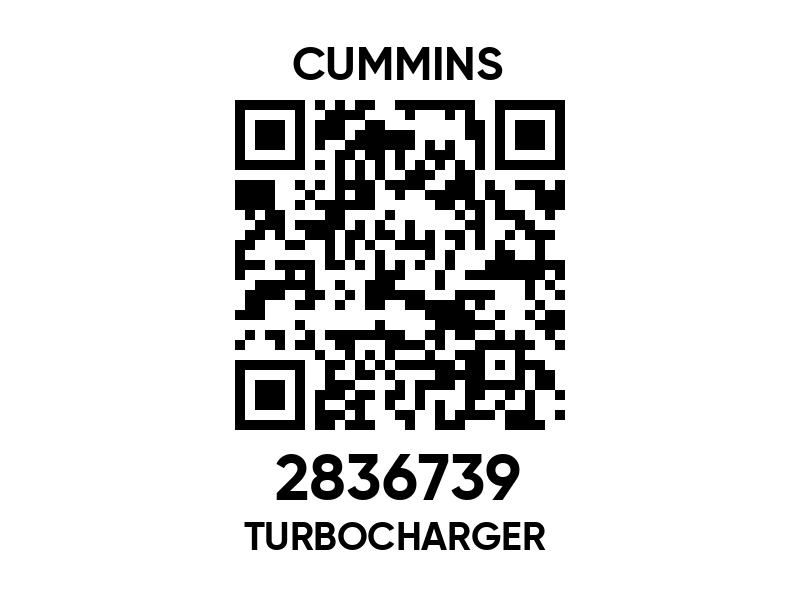 2836739 Turbocharger - Cummins spare part | 777parts.com