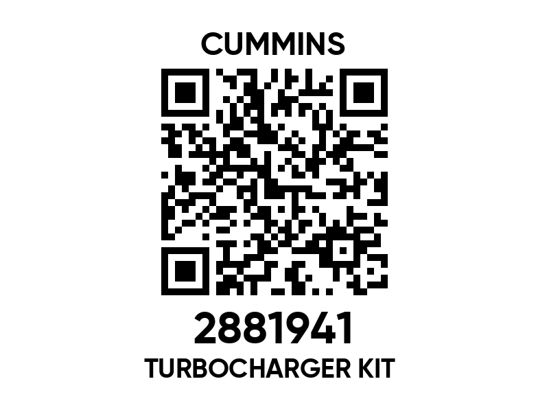 2881941 Turbocharger kit - Cummins spare part | 777parts.com