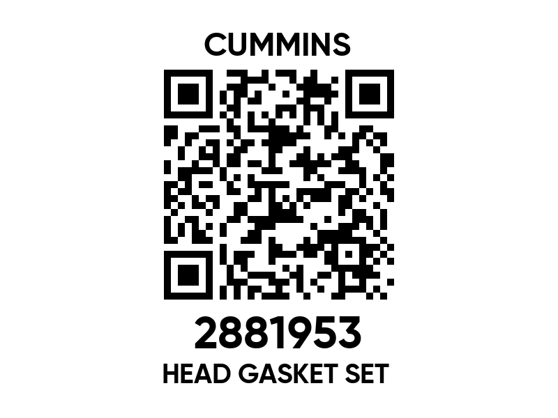 2881953 Head gasket set - Cummins spare part | 777parts.com