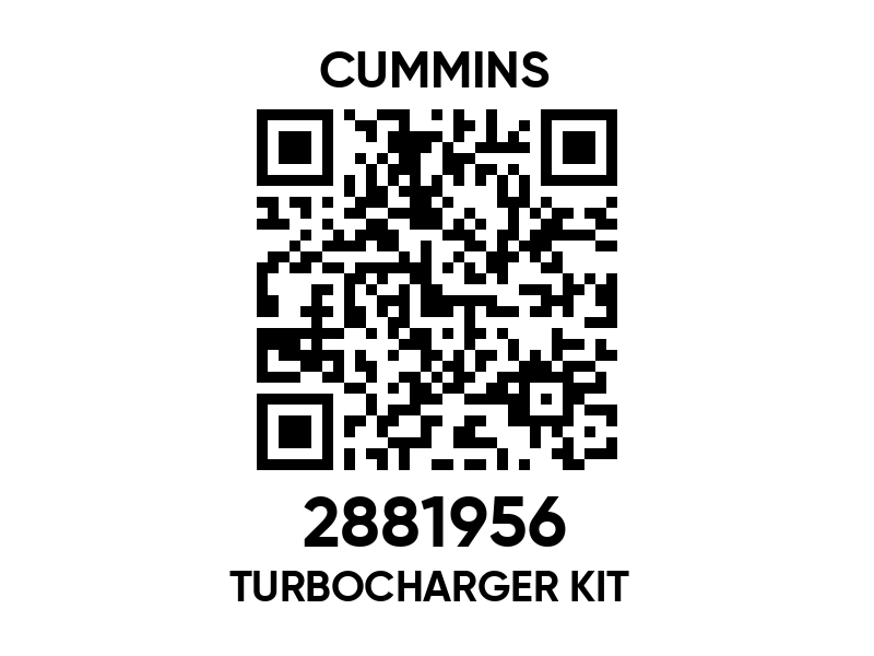 2881956 Turbocharger kit - Cummins spare part | 777parts.com