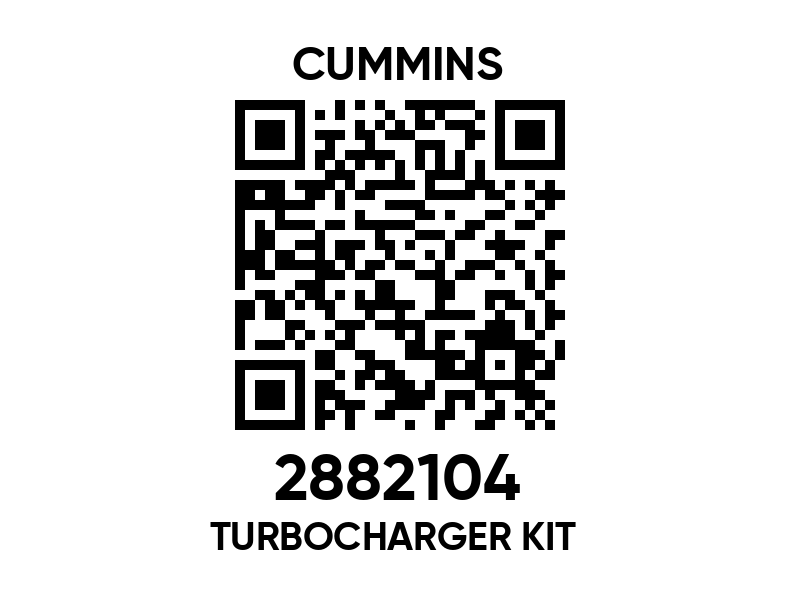 2882104 Turbocharger kit - Cummins spare part | 777parts.com