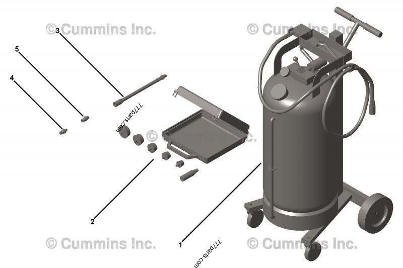 2892459 Coolant replacer kit - Cummins spare part | 777parts.com