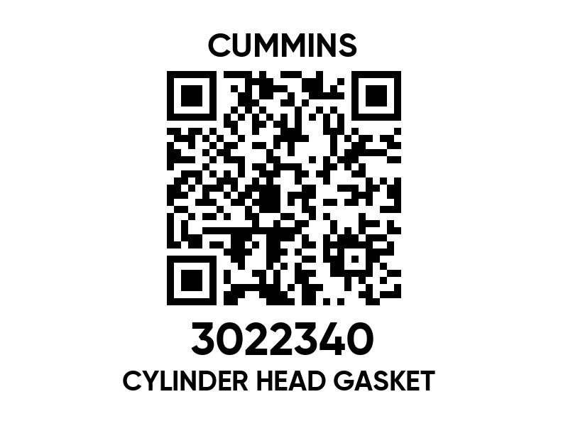 3022340 Cylinder head gasket - Cummins spare part | 777parts.com