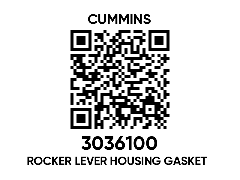 3036100 Rocker lever housing gasket - Cummins spare part | 777parts.com