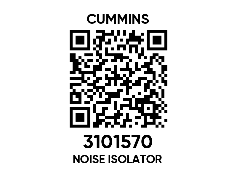 3101570 Noise isolator - Cummins spare part | 777parts.com