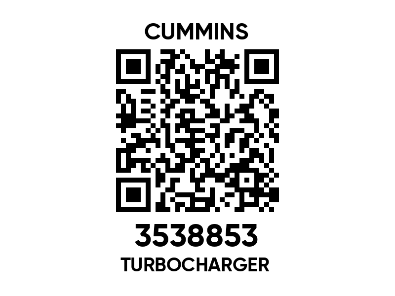 3538853 Turbocharger - Cummins spare part | 777parts.com