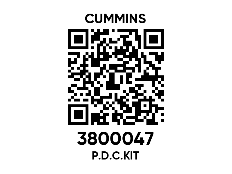 3800047 P.d.c.kit - Cummins spare part | 777parts.com