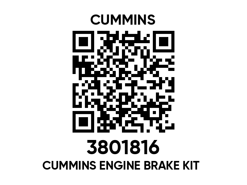 3801816 Cummins engine brake kit - Cummins spare part | 777parts.com