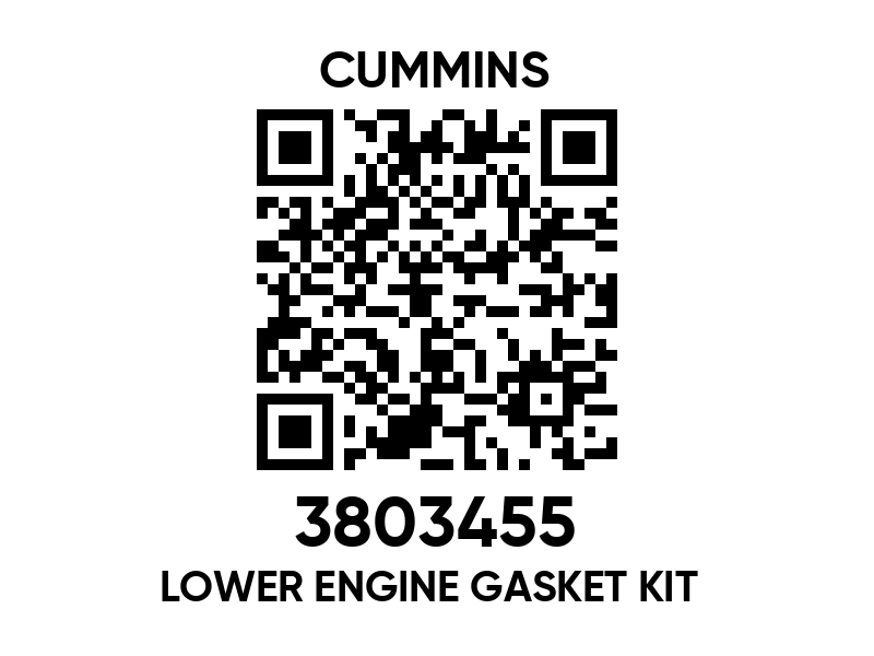 3803455 Lower engine gasket kit - Cummins spare part | 777parts.com