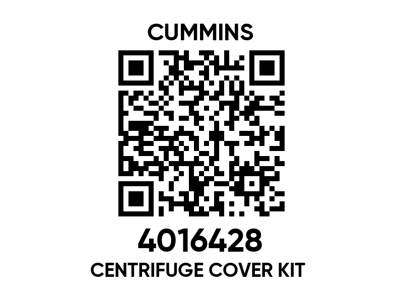 4016428 Centrifuge cover kit - Cummins spare part | 777parts.com