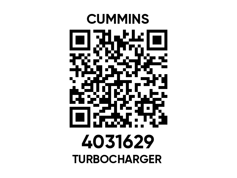 4031629 Turbocharger - Cummins spare part | 777parts.com