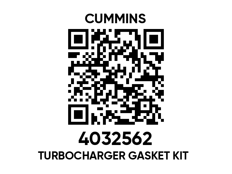 4032562 Turbocharger gasket kit - Cummins spare part | 777parts.com