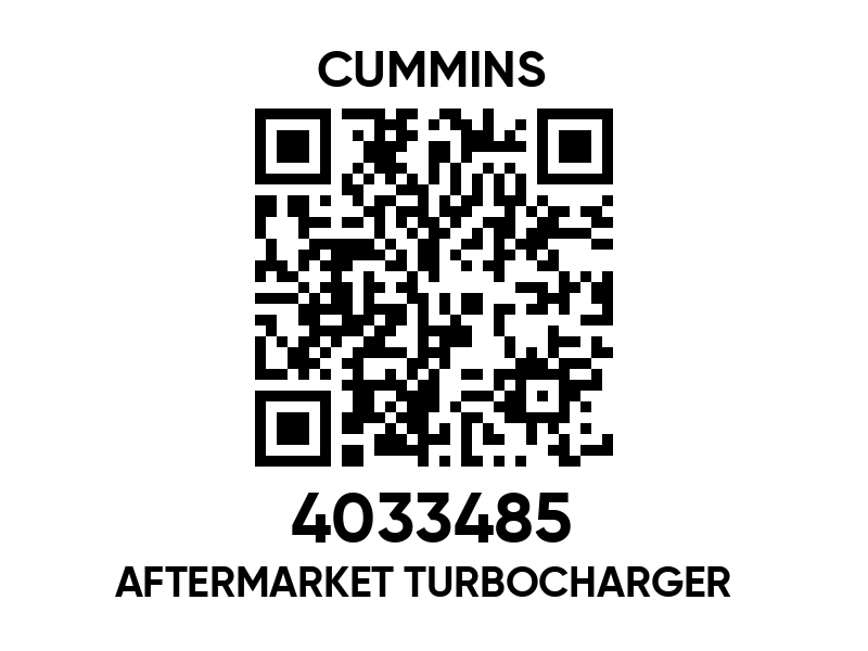 4033485 Aftermarket turbocharger - Cummins spare part | 777parts.com