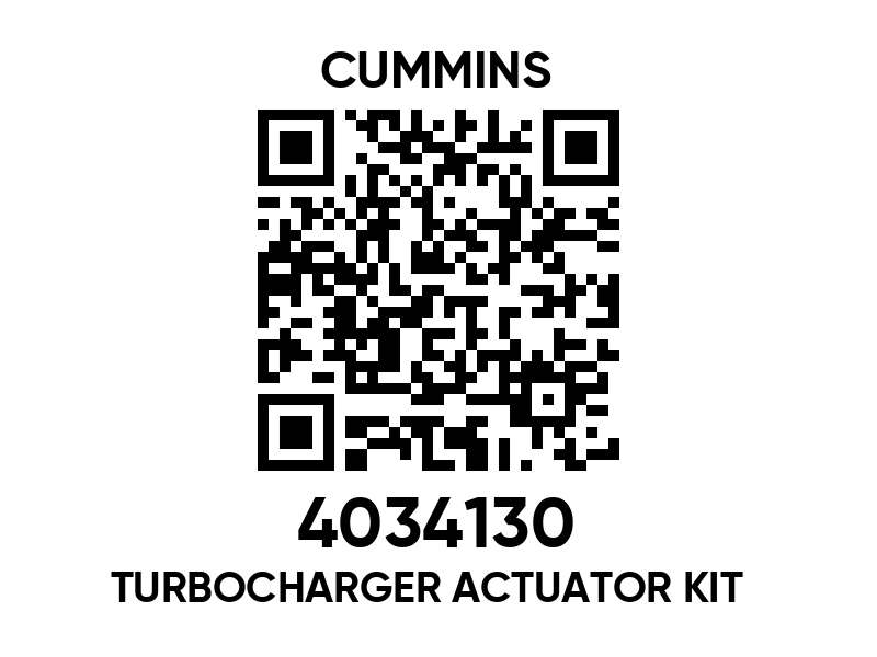 4034130 Turbocharger actuator kit - Cummins spare part | 777parts.com