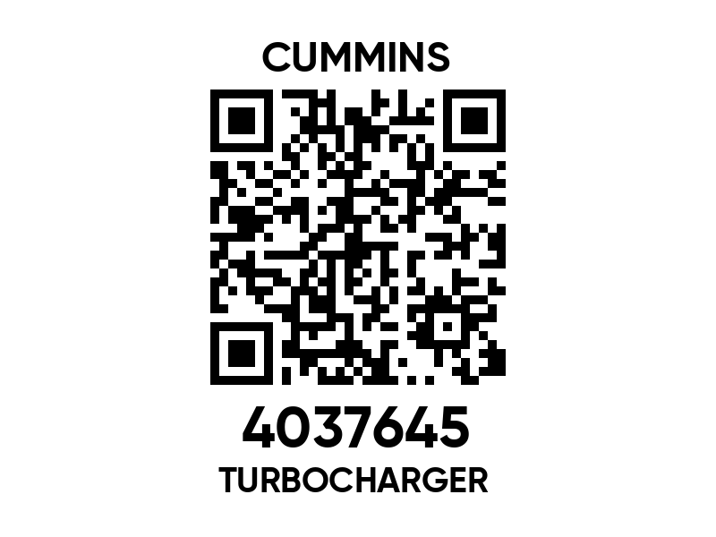 4037645 Turbocharger - Cummins spare part | 777parts.com