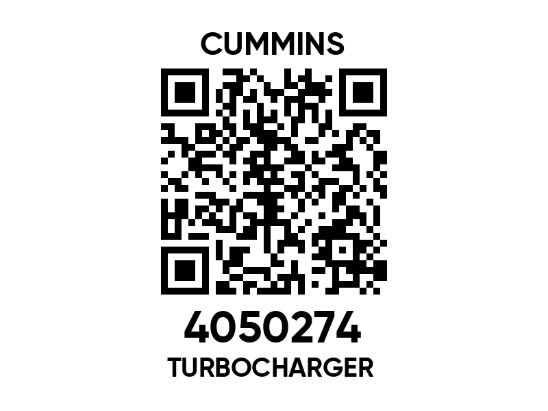 4050274 Turbocharger - Cummins spare part | 777parts.com