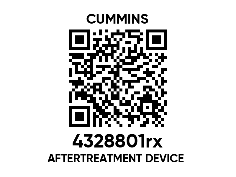 4328801rx Aftertreatment device - Cummins spare part | 777parts.com