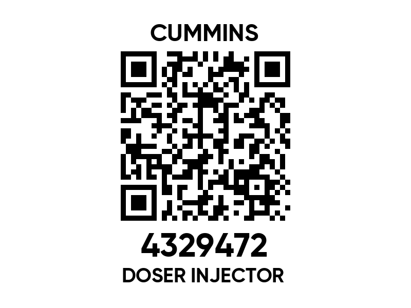 4329472 Doser injector - Cummins spare part | 777parts.com