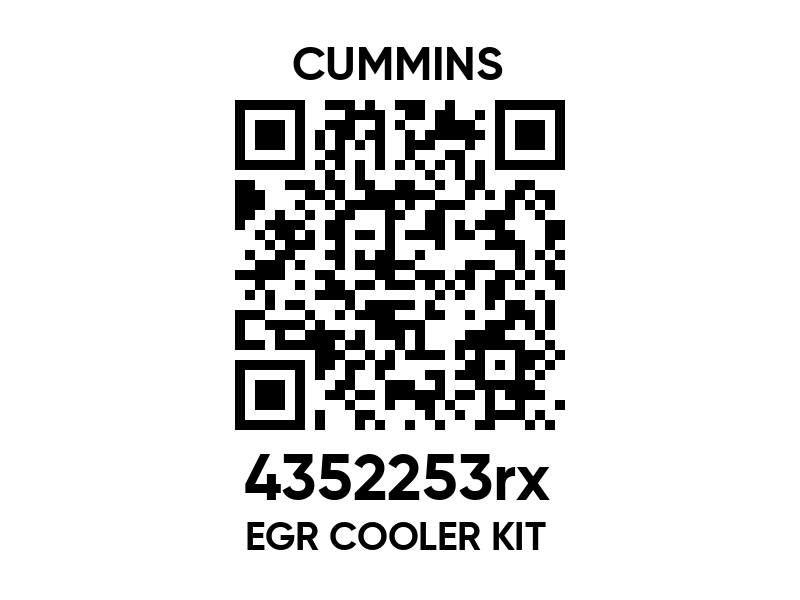 4352253rx Egr cooler kit - Cummins spare part | 777parts.com