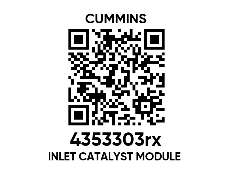 4353303rx Inlet catalyst module - Cummins spare part | 777parts.com