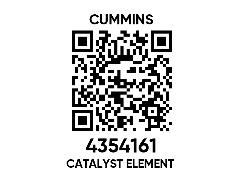 4354161 Catalyst element - Cummins spare part | 777parts.com