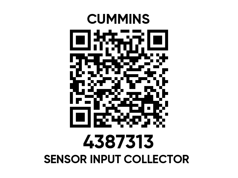 4387313 Sensor input collector - Cummins spare part | 777parts.com