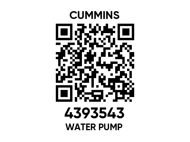 4393543 Water pump - Cummins spare part | 777parts.com