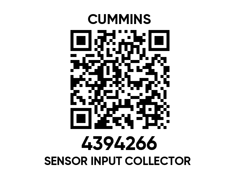 4394266 Sensor input collector - Cummins spare part | 777parts.com