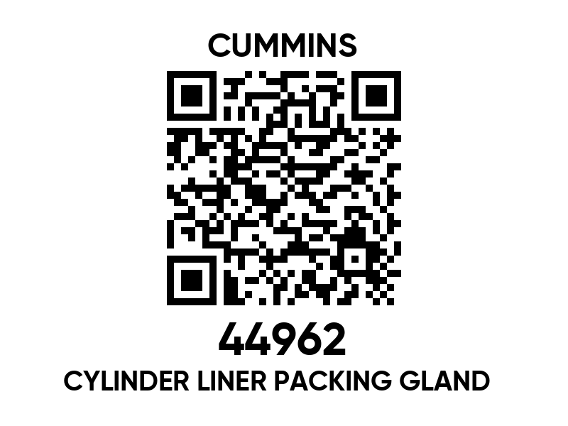 44962 Cylinder liner packing gland - Cummins spare part | 777parts.com