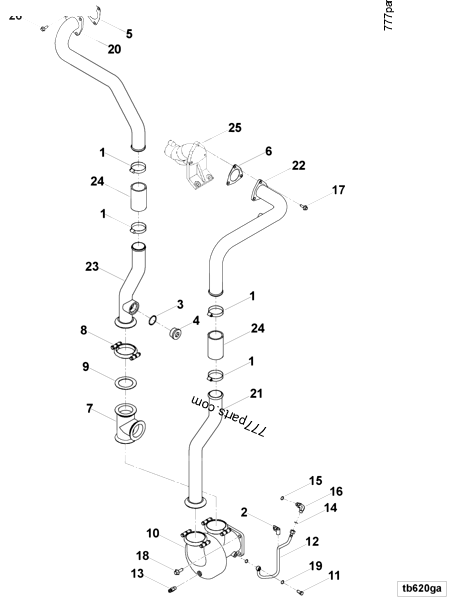 4955807 Water pump kit - Cummins spare part | 777parts.com