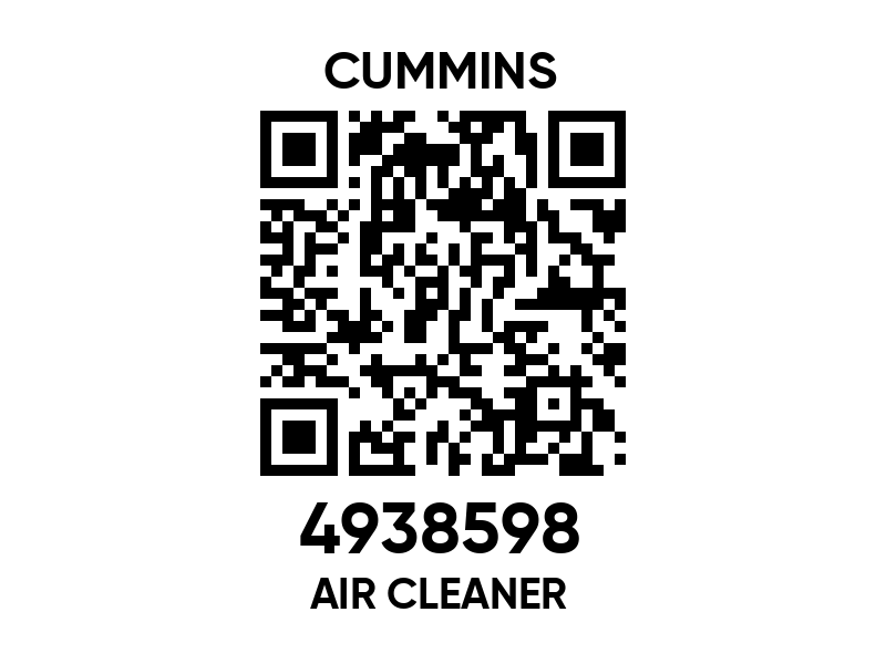4938598 Air cleaner - Cummins spare part | 777parts.com